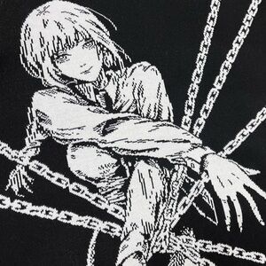 shihiko | Sweaters | Shihiko Chainsaw Man Sweater Black | Poshmark